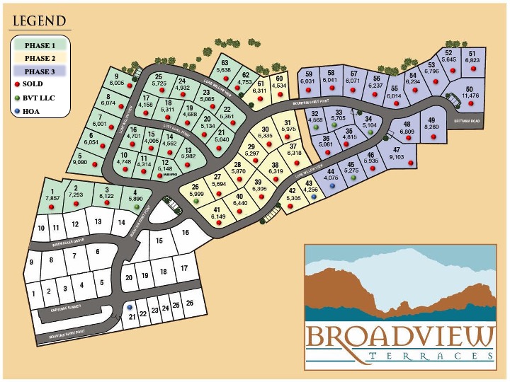Subdivision Map & Listings – Broadview Terraces Patio Homes